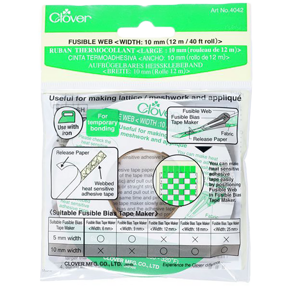 Clover Fusible Bias Tape Maker – AlFakhri Sew Kuwait