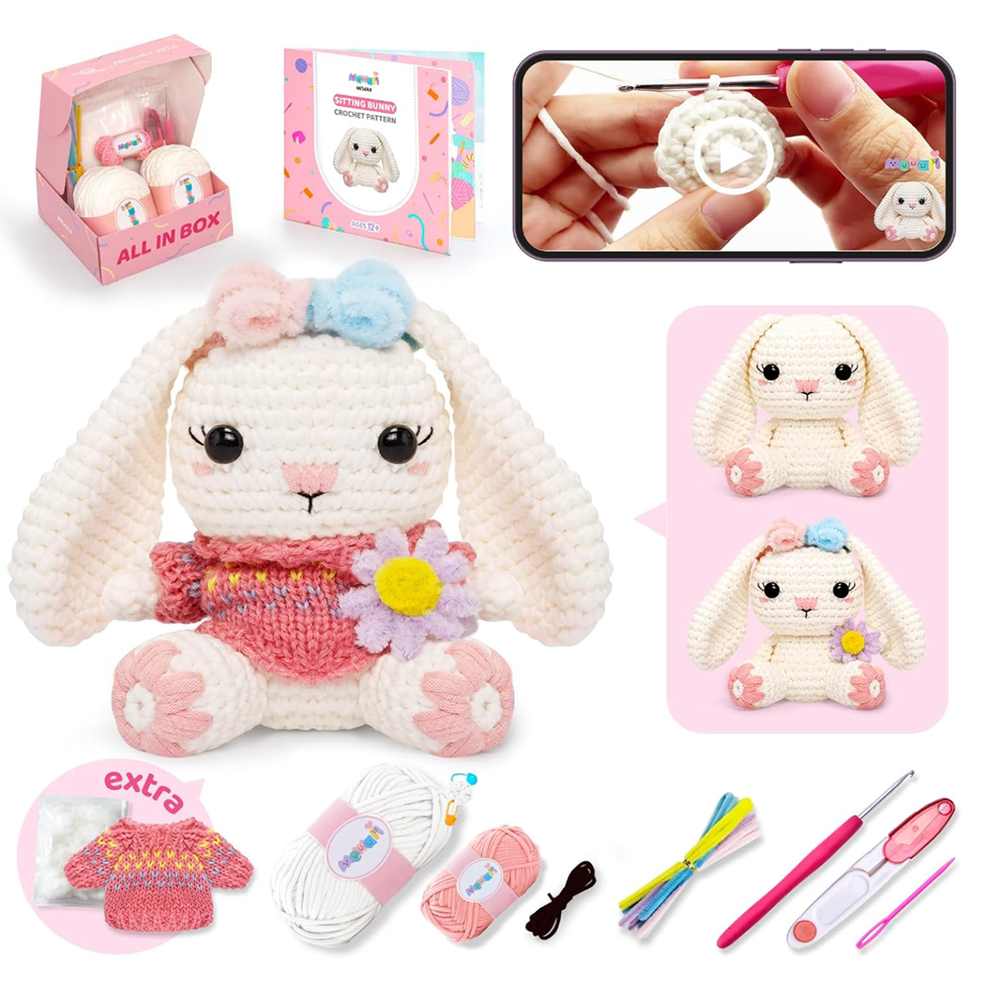 Mewaii Crochet Kit for Beginners – AlFakhri Sew Kuwait