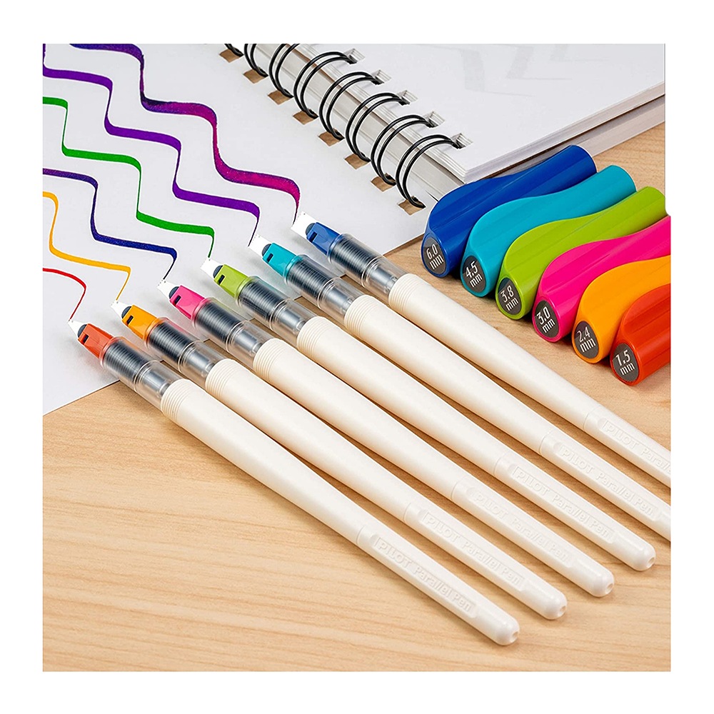 PILOT Parallel Caligraphy Pens, Assorted Point Sizes and Colors ...