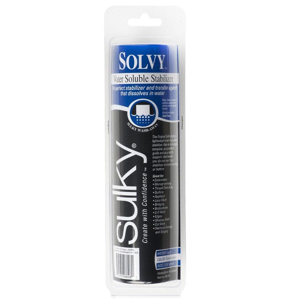 Sulky Solvy Water Soluble Stabilizer Roll – AlFakhri Sew Kuwait
